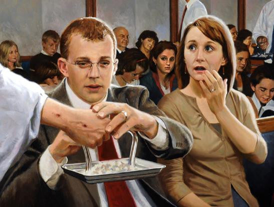 Savior Passing Sacrament Meeting Painting | Doc Christensen ...